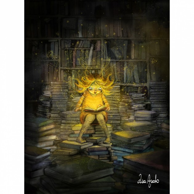 Jenta som ville redde bøkene 7 | Lisa Aisato